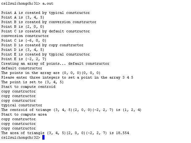 Lab 04 Construction and Initialization